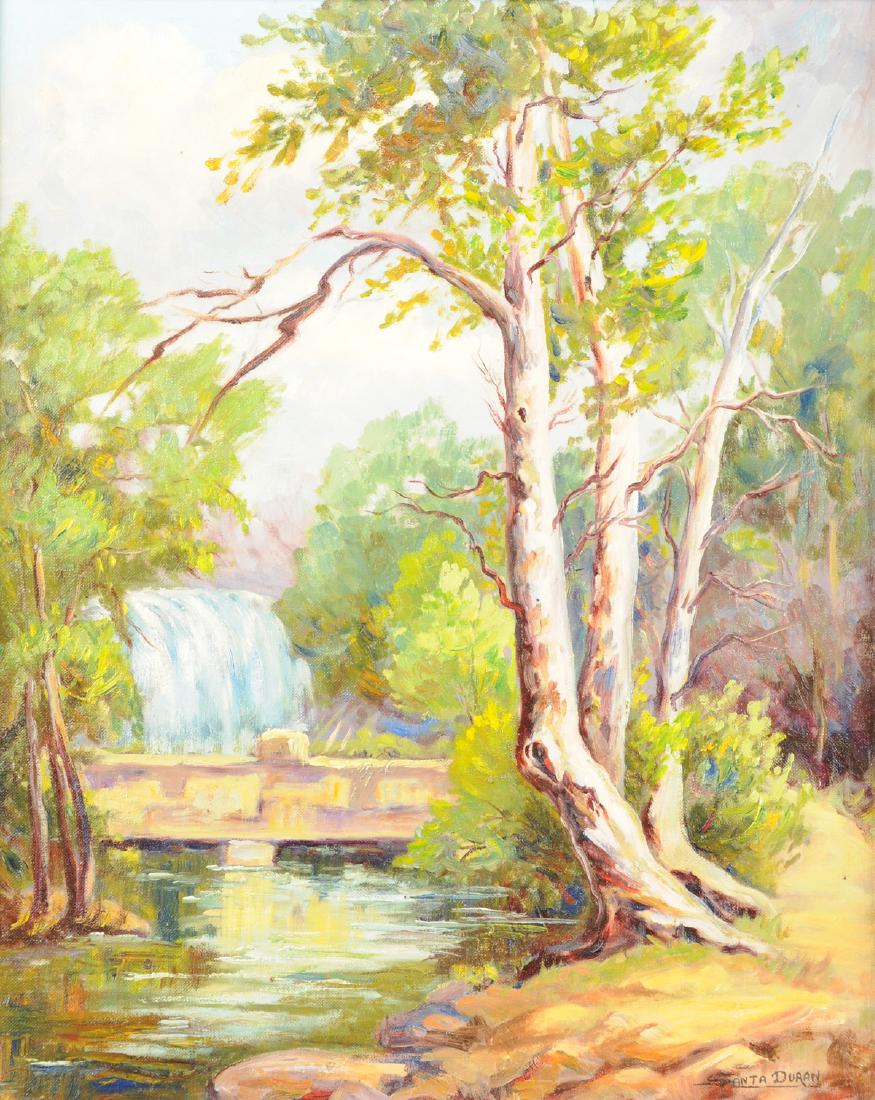 SANTA DURAN (American/Texas 1909-2002) A PAINTING, - Jul 21, 2019 ...