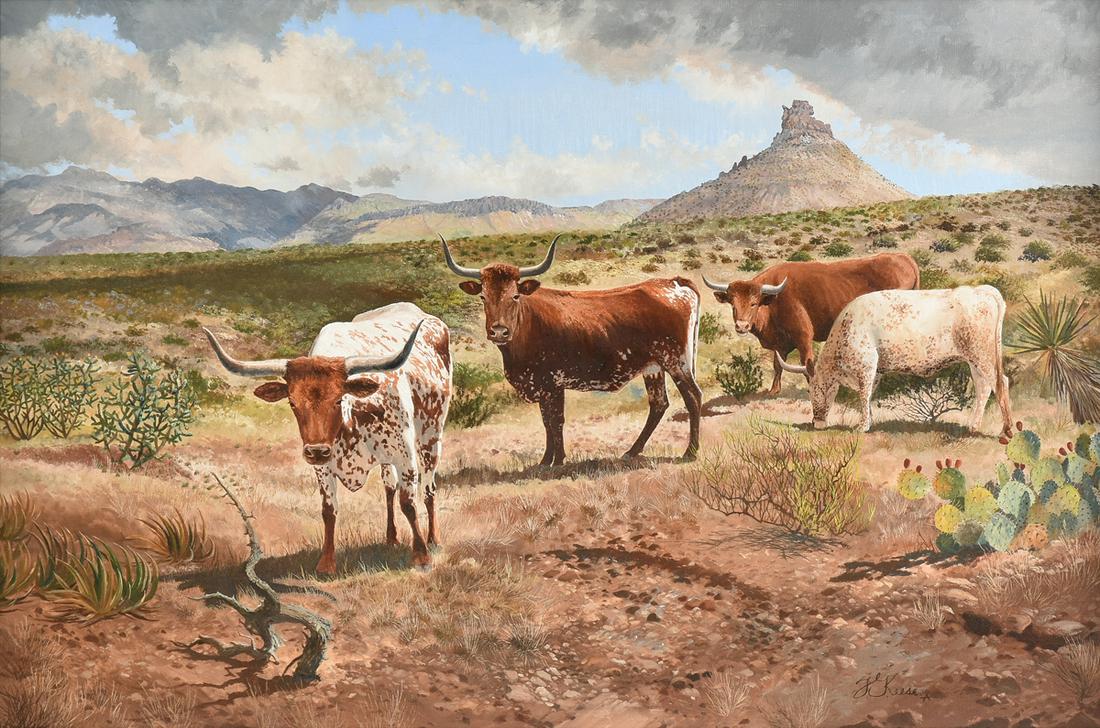 TRAVIS KEESE (American/Texas b. 1932) A PAINTING, - Dec 08, 2019 ...