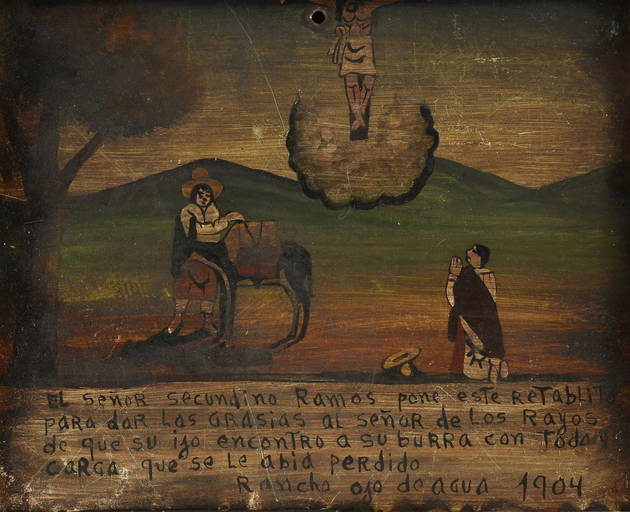 A MEXICAN RANCH RETABLO, GIVING THANKS FOR SAVING A - Nov 13, 2021 ...