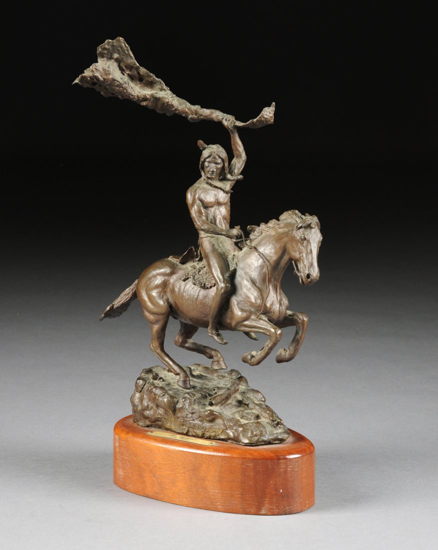 TOM MOSS (American Late 20th Century), A PATINATED