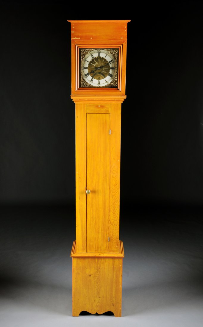 A Jacob Godschalk Tall Case Clock, Pennsylvania, Late