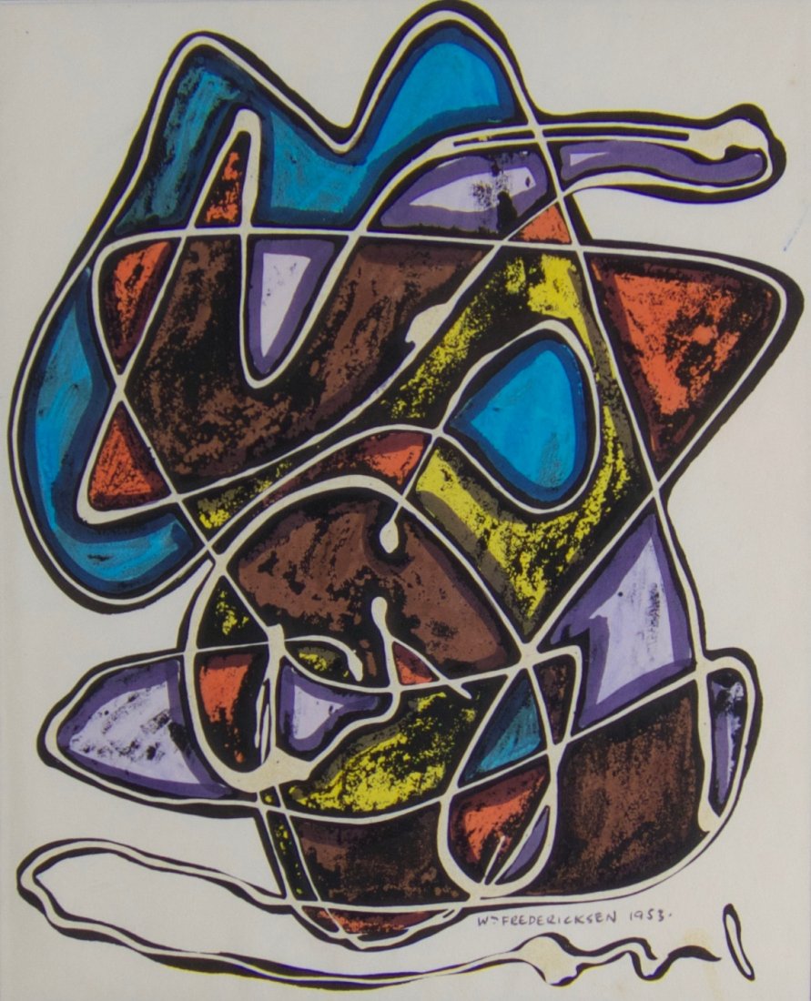 William Fredericksen painting