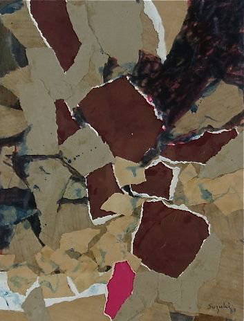 James Suzuki, '...looking Glass', Abstract Collage