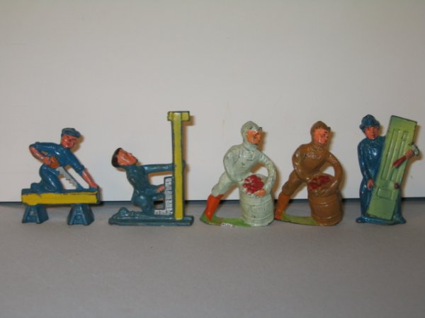 Manoil "happy Farm" Series, 5 Total