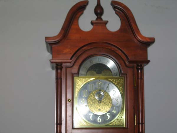 977: GRANDFATHER CLOCK, HARRINGTON HOUSE : Lot 977