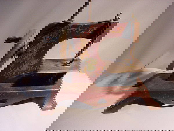 German Toy Sewing Machine "red Riding Hood"