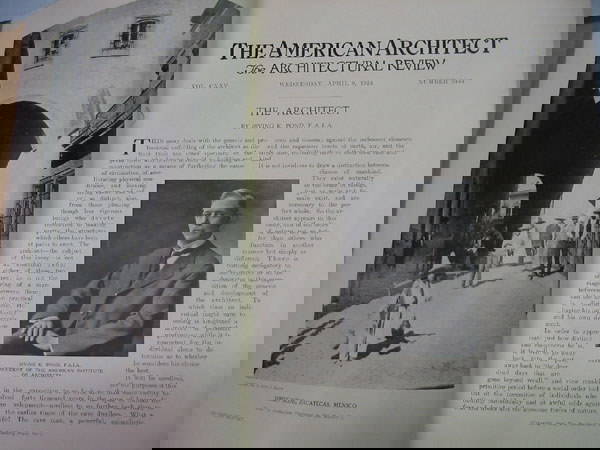 1924 The American Architect Vol 125 Illustr.