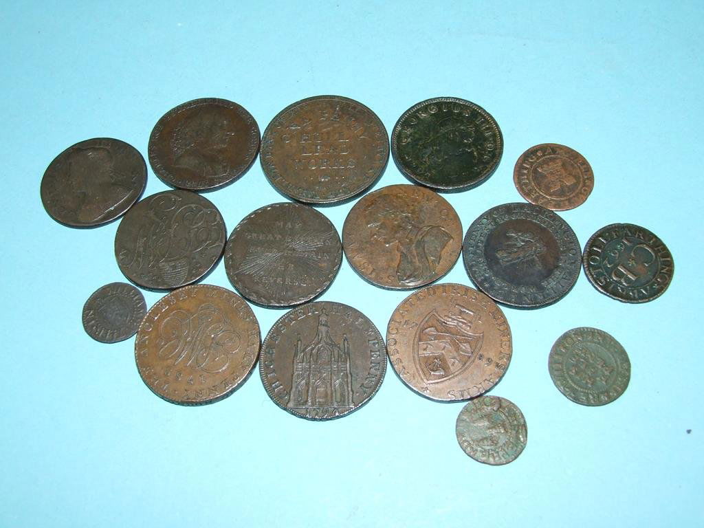 A Sherborne half penny token, 1793, together with - Jul 05, 2013 ...