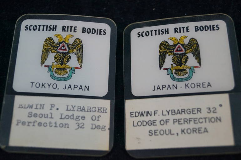 Scottish Rite Bodies Tokyo Japan, Seoul Lodge Badges