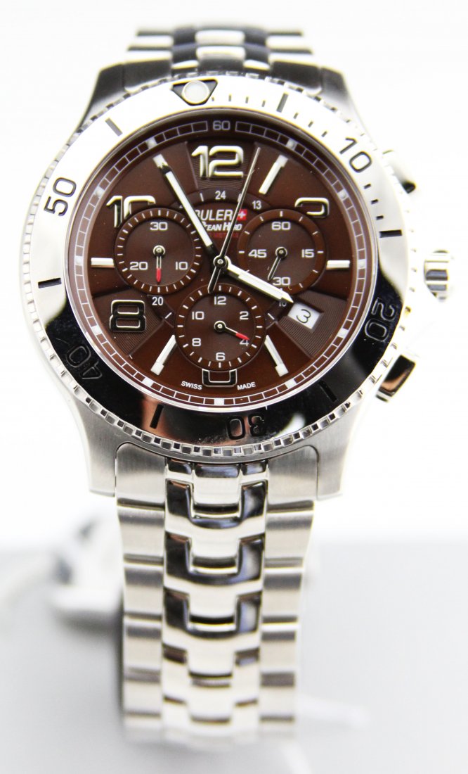 BULER OCEAN HERO CHRONOGRAPH SWISS MADE MENS WATCH