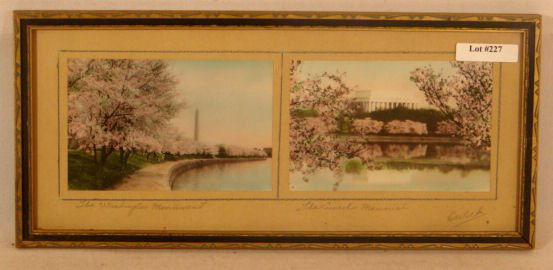 Royal H. Carlock Unusual Double Image Scene