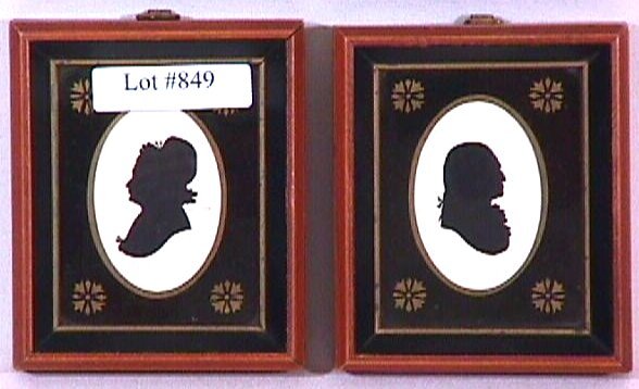 849: Wallace Nutting - Pair Silhouettes - Mar 13, 2004 | Michael ...