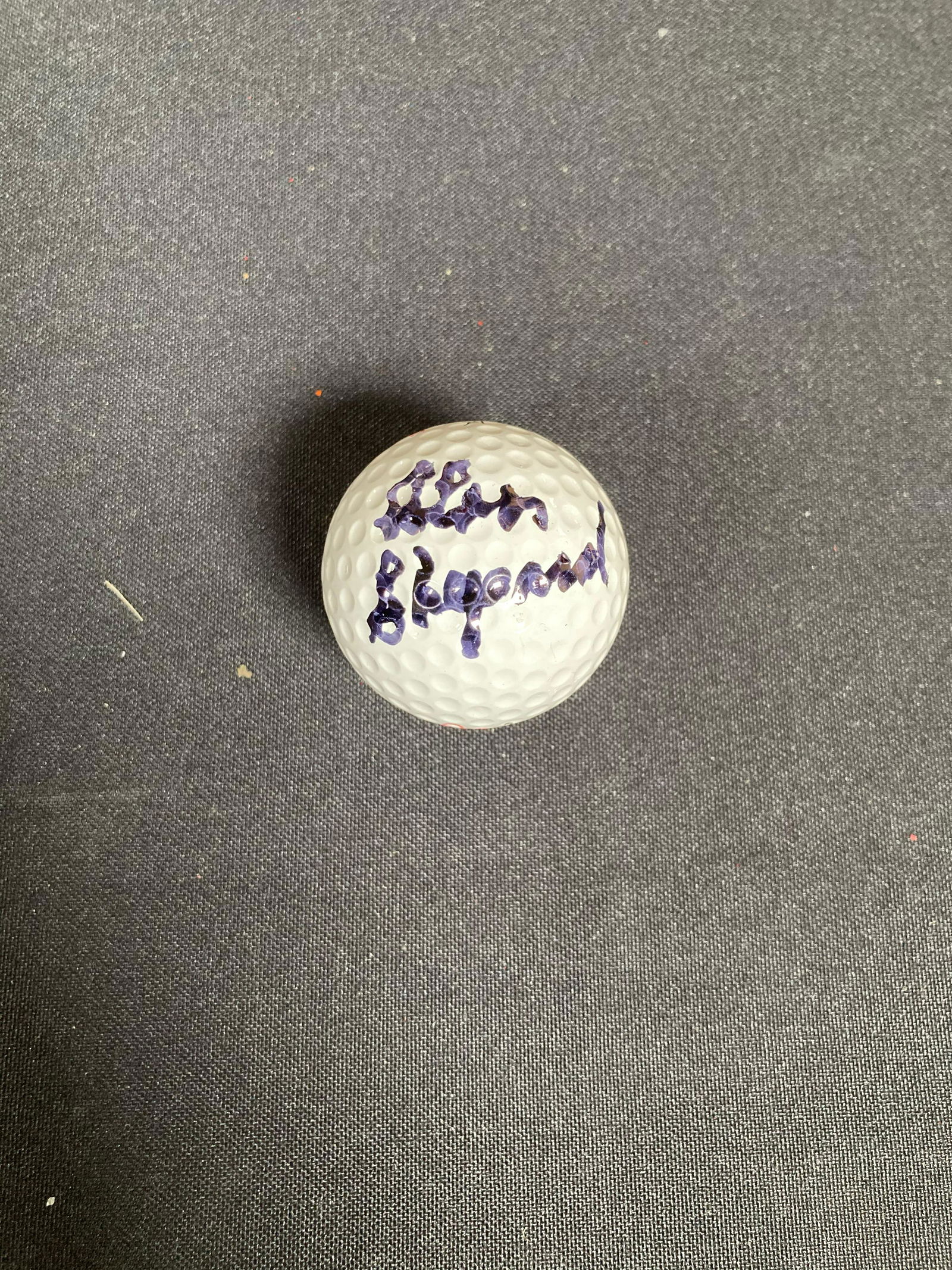 Alan Shepard Golf Ball Signed