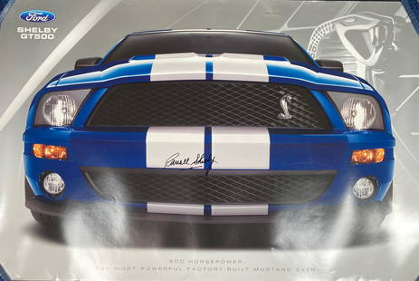 Carroll Shelby Mustang Dealer Poster