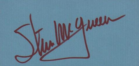 Steve Mcqueen Signature