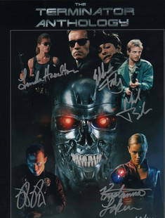 Terminator Limited Edition Cast Print Signed