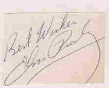 Elvis Presley Signature