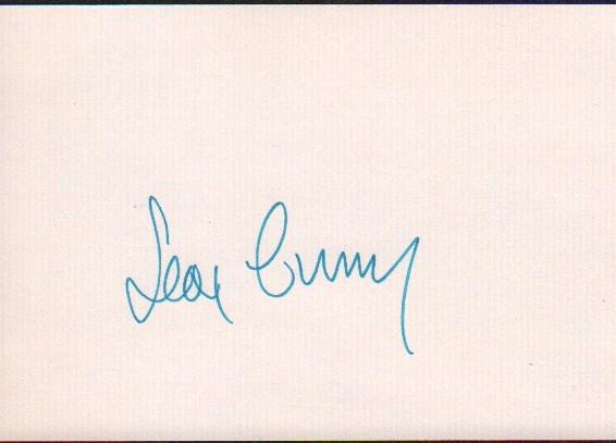 Sean Connery James Bond Signature