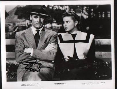 Cary Grant Signed Photograph