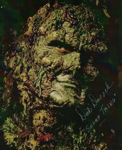 Swamp Thing Mask Signed By Dick Durock