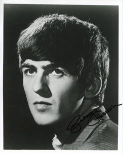 The Beatles George Harrison Signed Photo