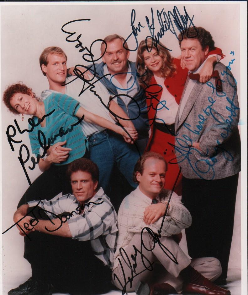 Cheers Cast Signed Photograph