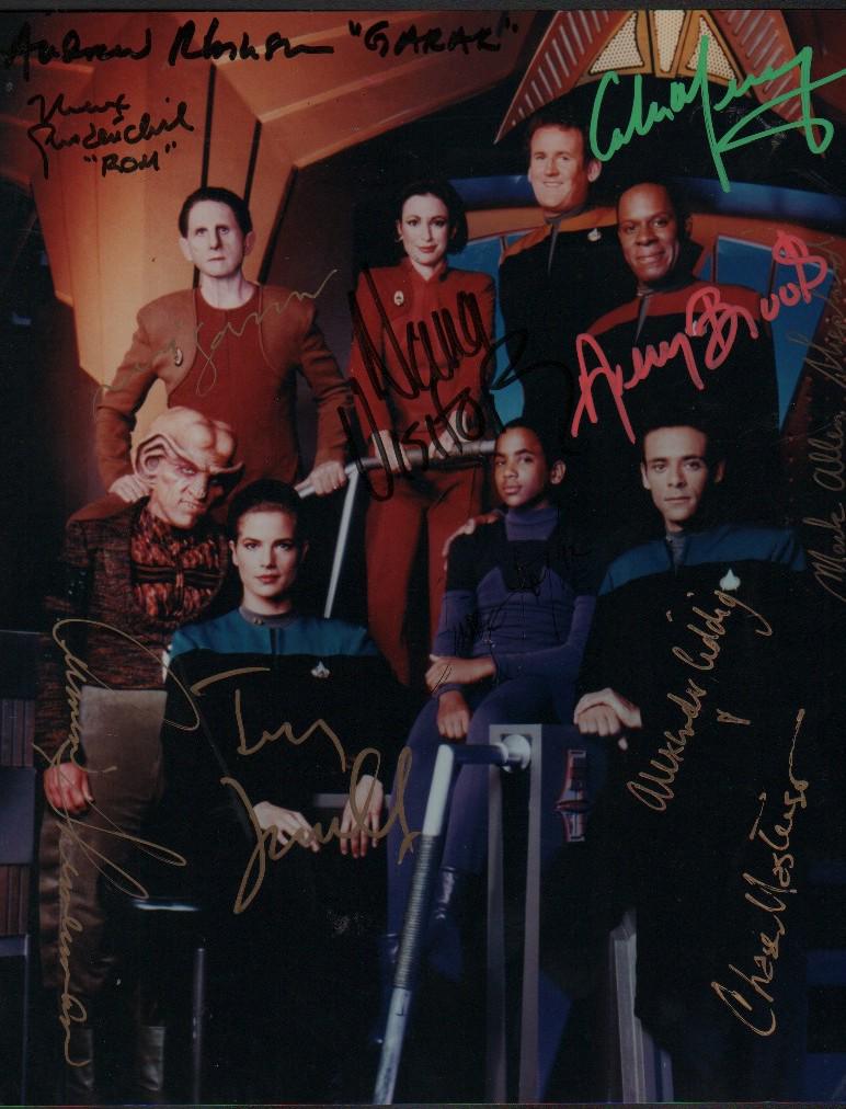 Star Trek Deep Space Nine cast signed photograph (#0039) on Oct 10 ...