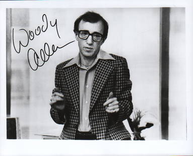 Woody Allen Director Signed Photo