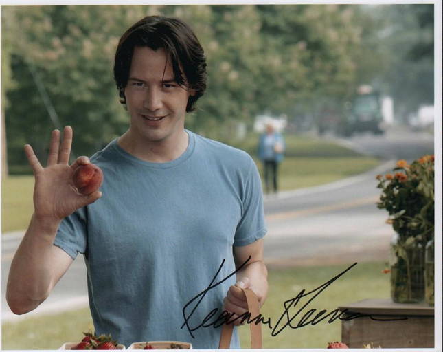 Keanu Reeves Signed Photo