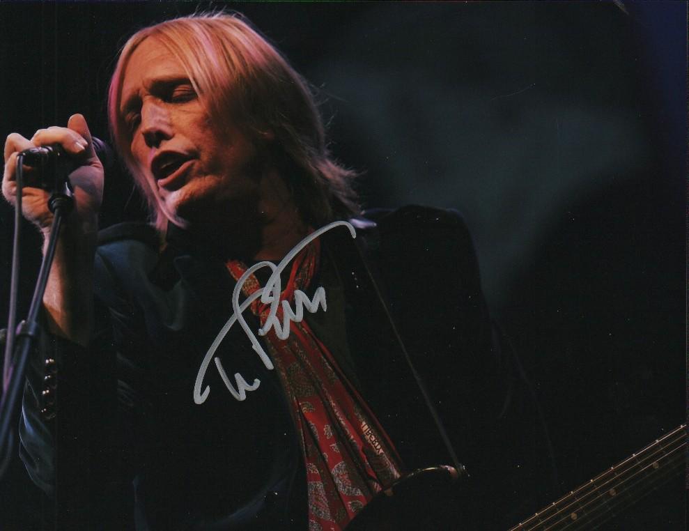 Tom Petty signed photo