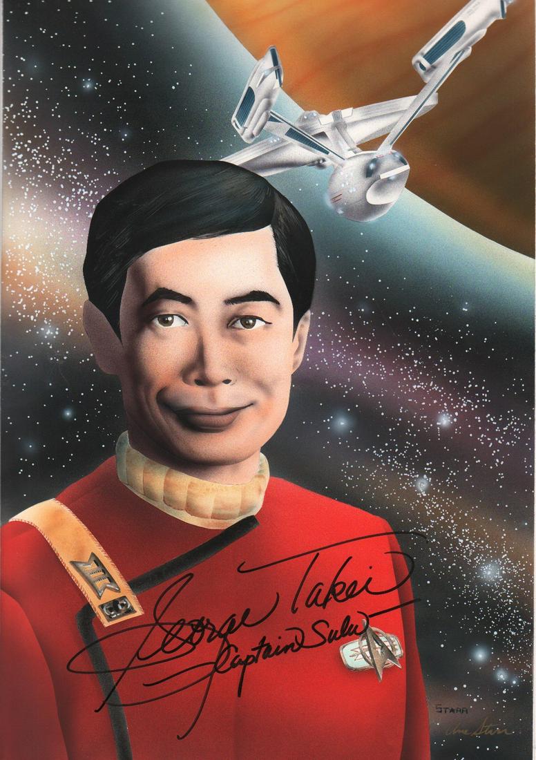 George Takei Signed 11x17 Print