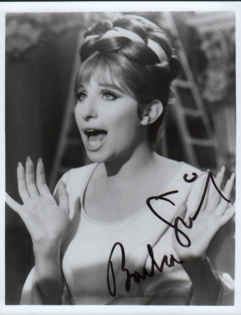 Barbra Streisand Signed Photograph