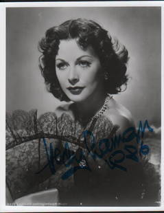 Hedy Lamarr Vintage 1949 Signed Photograph