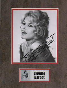 Brigitte Bardot Signed Photograph