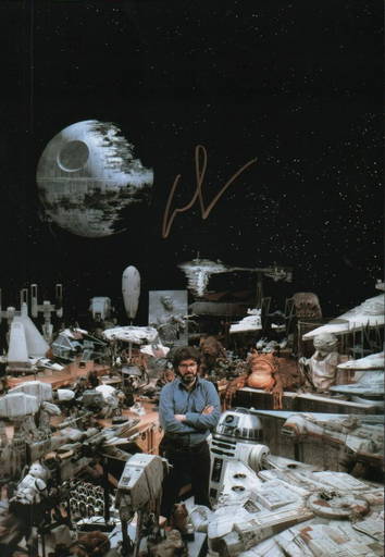 George Lucas Star Wars signed 11x14 - Jan 15, 2022 | Piece of the Past ...