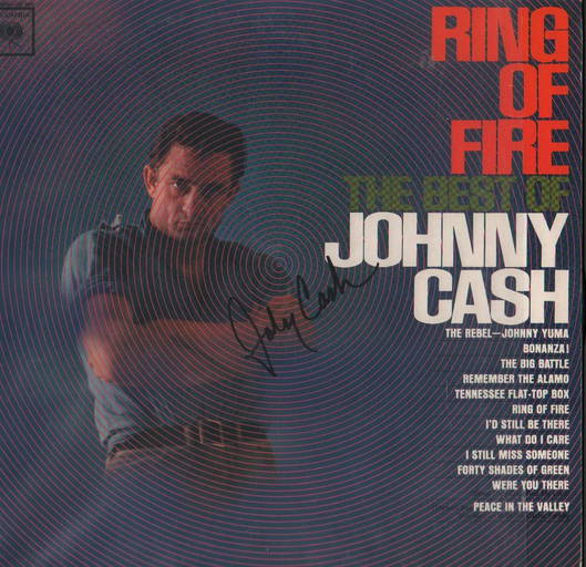 Johnny Cash rare vintage LP signed (#0122) on Jan 30, 2022 | Piece of ...