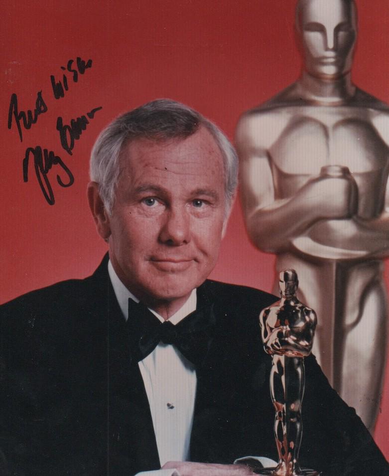 Johnny Carson Vintage Signed Photograph