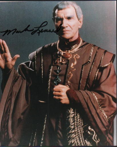 Mark Lenard Spocks Dad signed Star Trek photograph (#0224) on Jun 19 ...