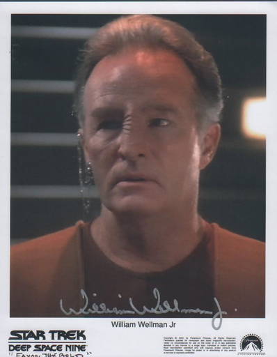 William Wellman Jr signed Star Trek photograph (#0242) on Jun 19, 2022 ...