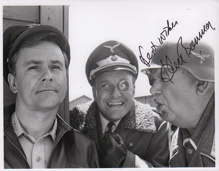 John Banner Sgt Schultz Rare Hogans Heroes Signed Photograph