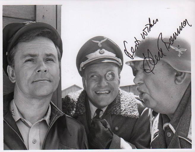 John Banner Sgt Schultz Rare Hogans Heroes Signed Photograph