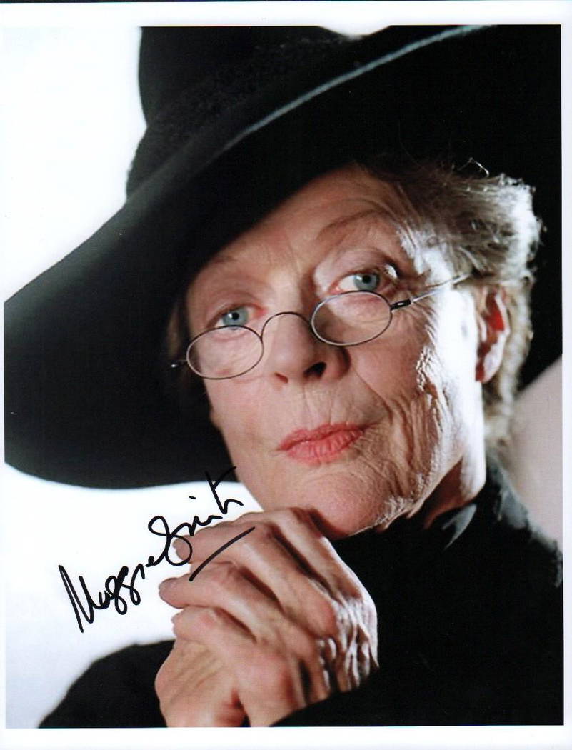 Maggie Smith signed Harry Potter photograph - Sep 27, 2022 | Piece of ... Maggie Smith signed Harry Potter photograph - Sep 27, 2022 | Piece of ...