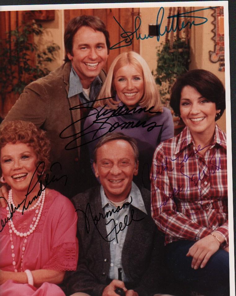 Three's Company Cast Signed Photograph
