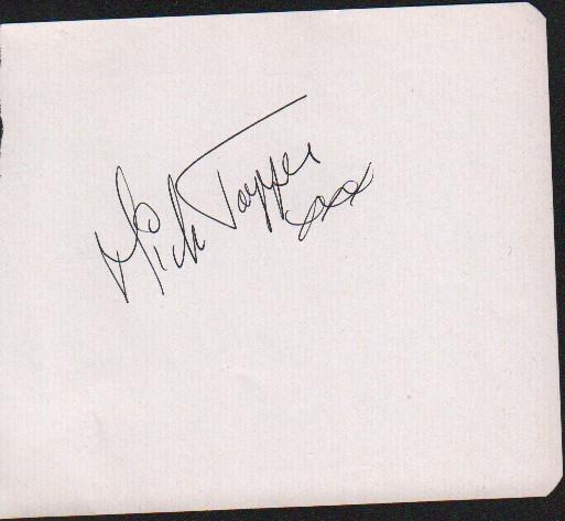Mick Jagger signature - Nov 20, 2022 | Piece of the Past, Inc. in AZ