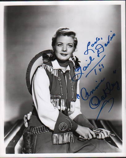 Gail Davis signed photograph (#0119) on Dec 05, 2022 | Piece of the ...