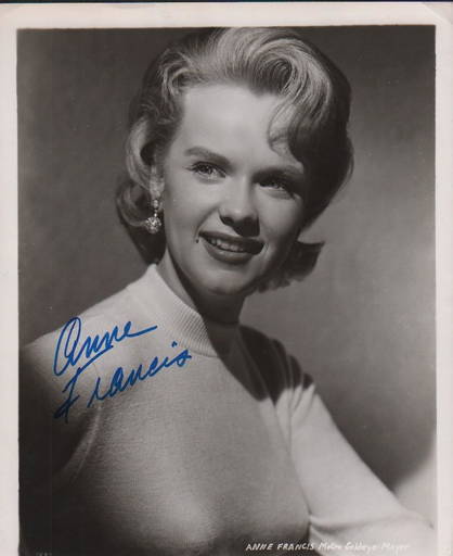 Anne Francis signed photograph (#0152) on Dec 05, 2022 | Piece of the ...