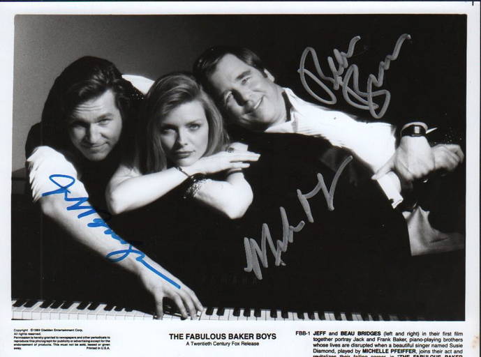 Fabulous Baker Boys Cast Signed Photograph
