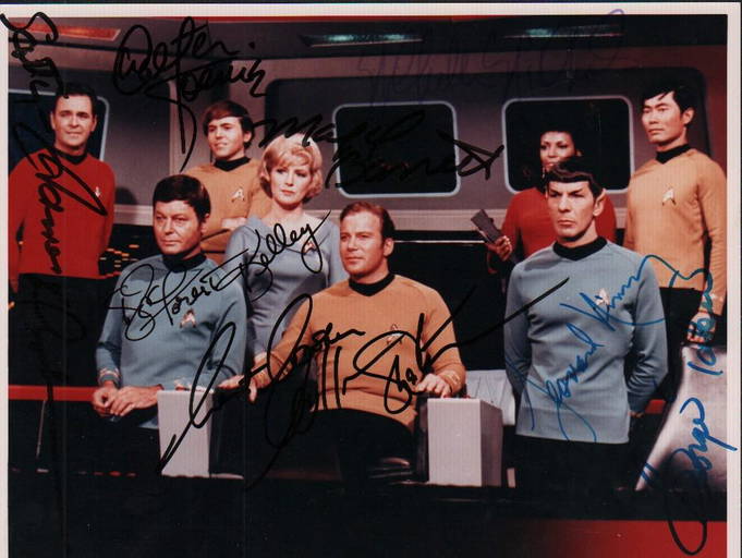 Star Trek Original cast signed photograph (#0171) on Dec 19, 2022 ...