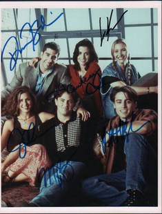 Friends Cast Signed Script