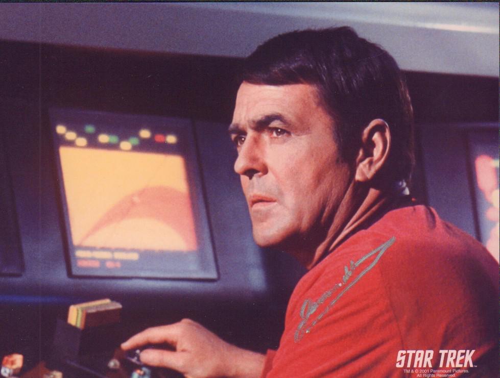 James Doohan Scotty Signed Star Trek Photograph